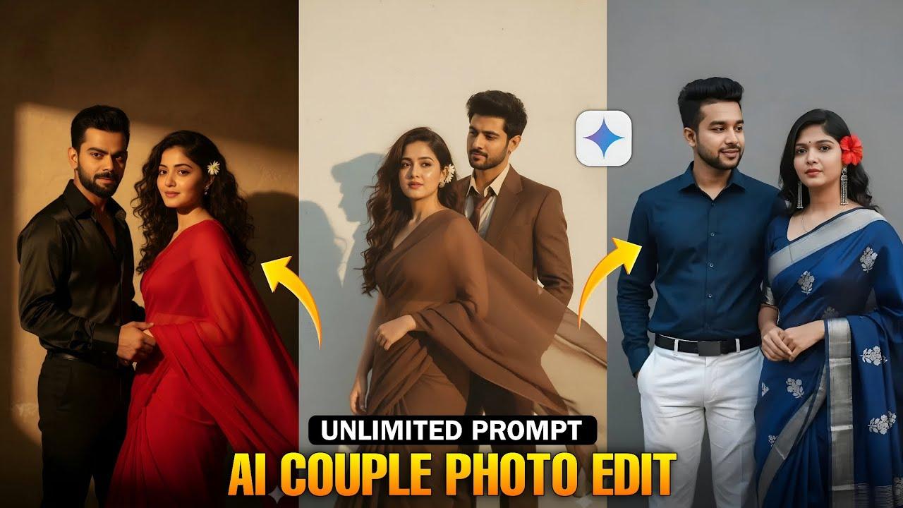 Instagram Trending Couple Photo Editing Prompts | Gemini Couple Photo ...